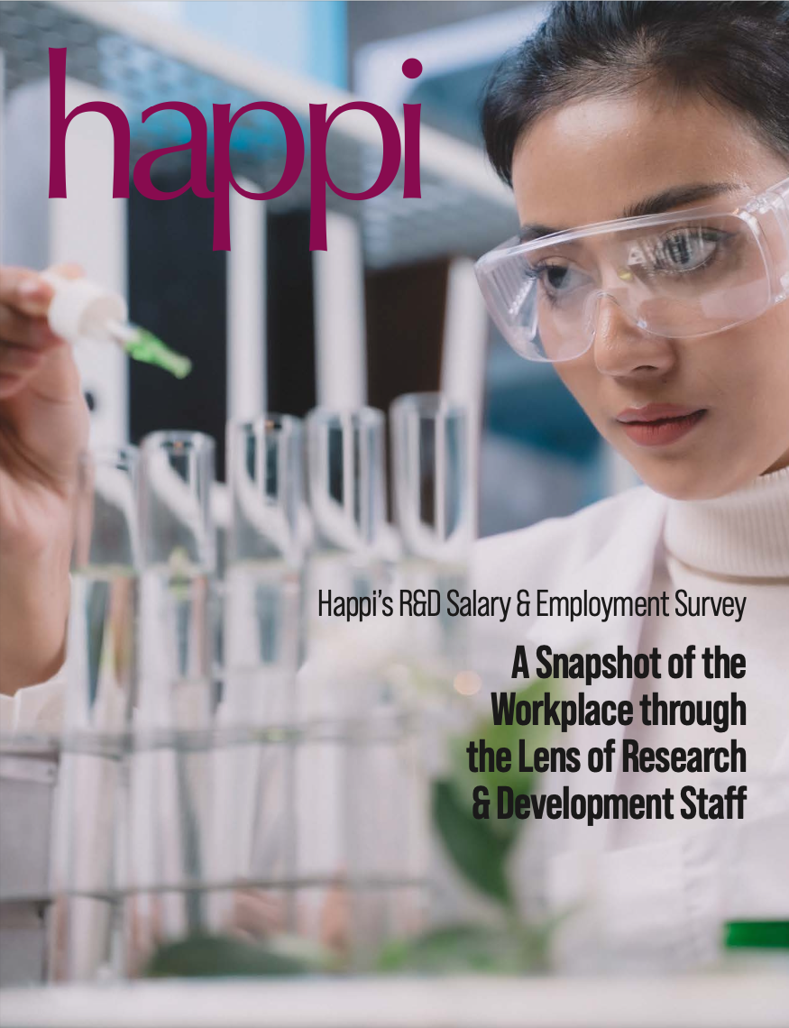 Happi’s R&D Salary & Employment Survey